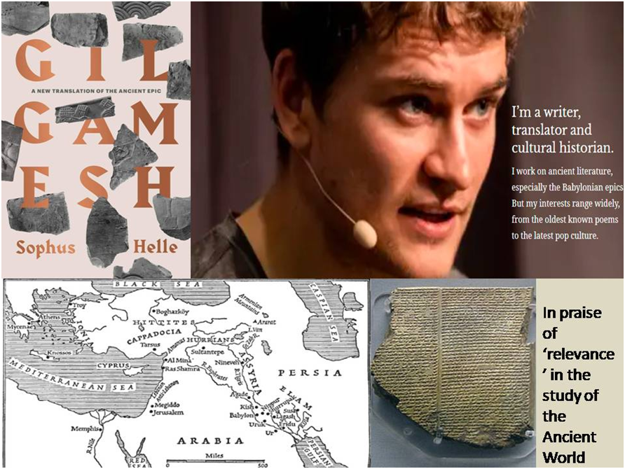 Sophus Helle, in a new translation of the ancient poem ‘Gilgamesh ...